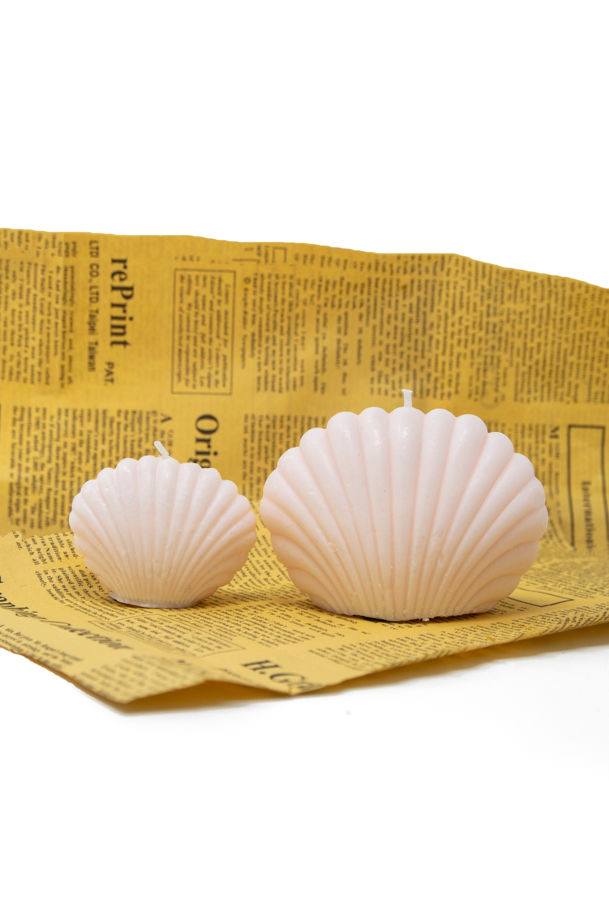 Handmade Seashell Shaped Candle Set - Souq Fann