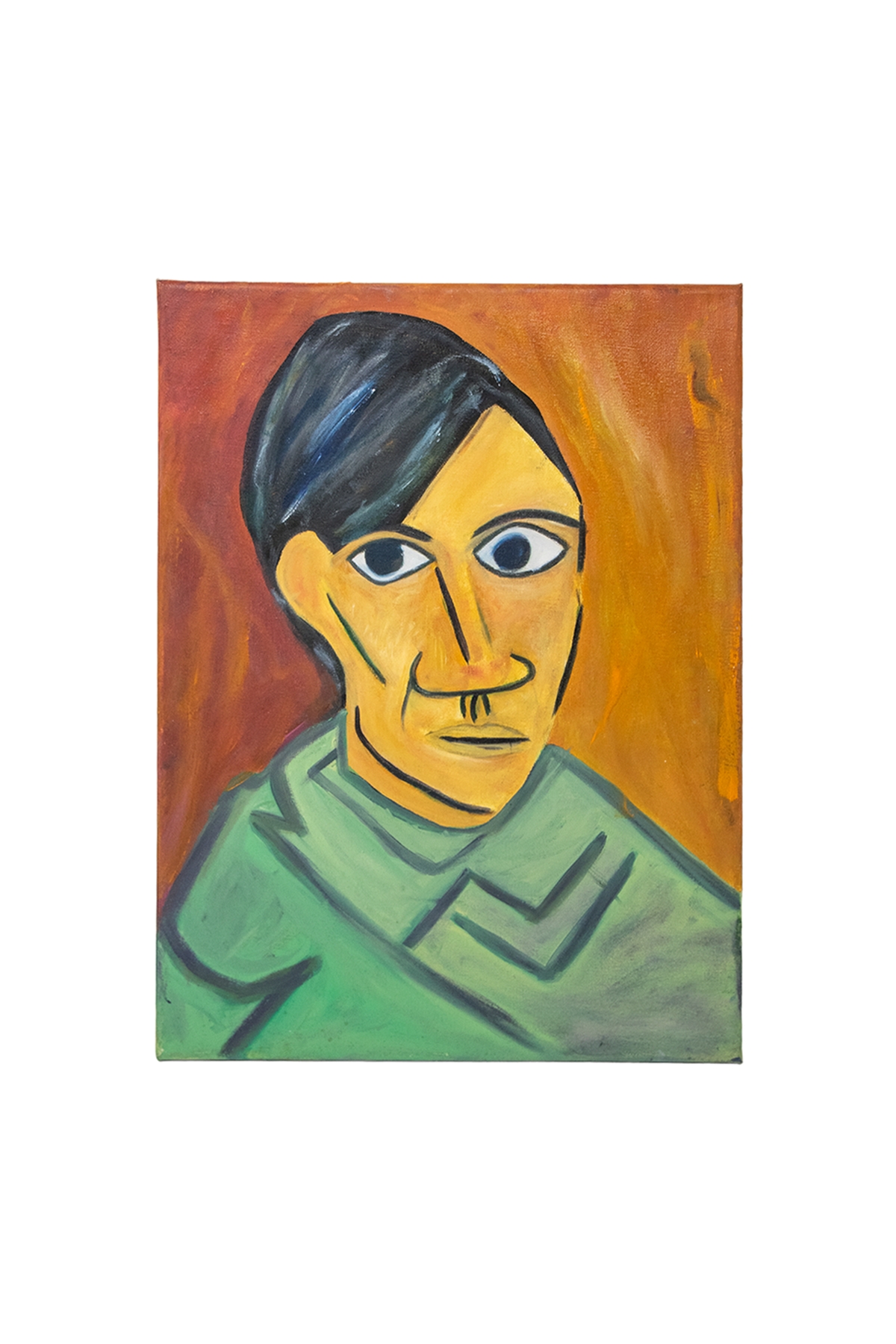 Beautiful Oil Painting - The Staring Man - Souq Fann