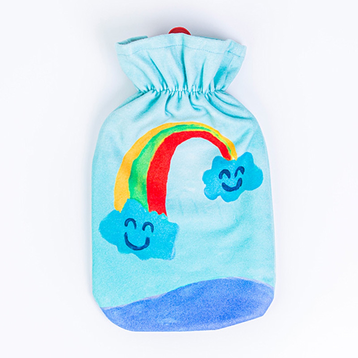 Hot Water Bag Featuring Sky and Rainbow Drawings by Pediatric Cancer ...