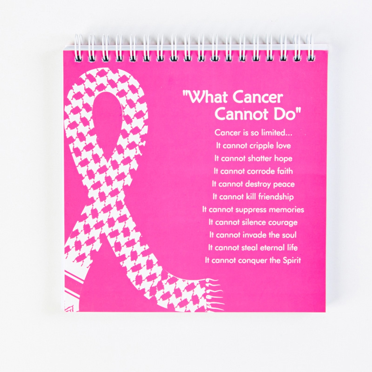 100 - Sheet Notebook with Pink Ribbon Theme to Support Breast Cancer ...