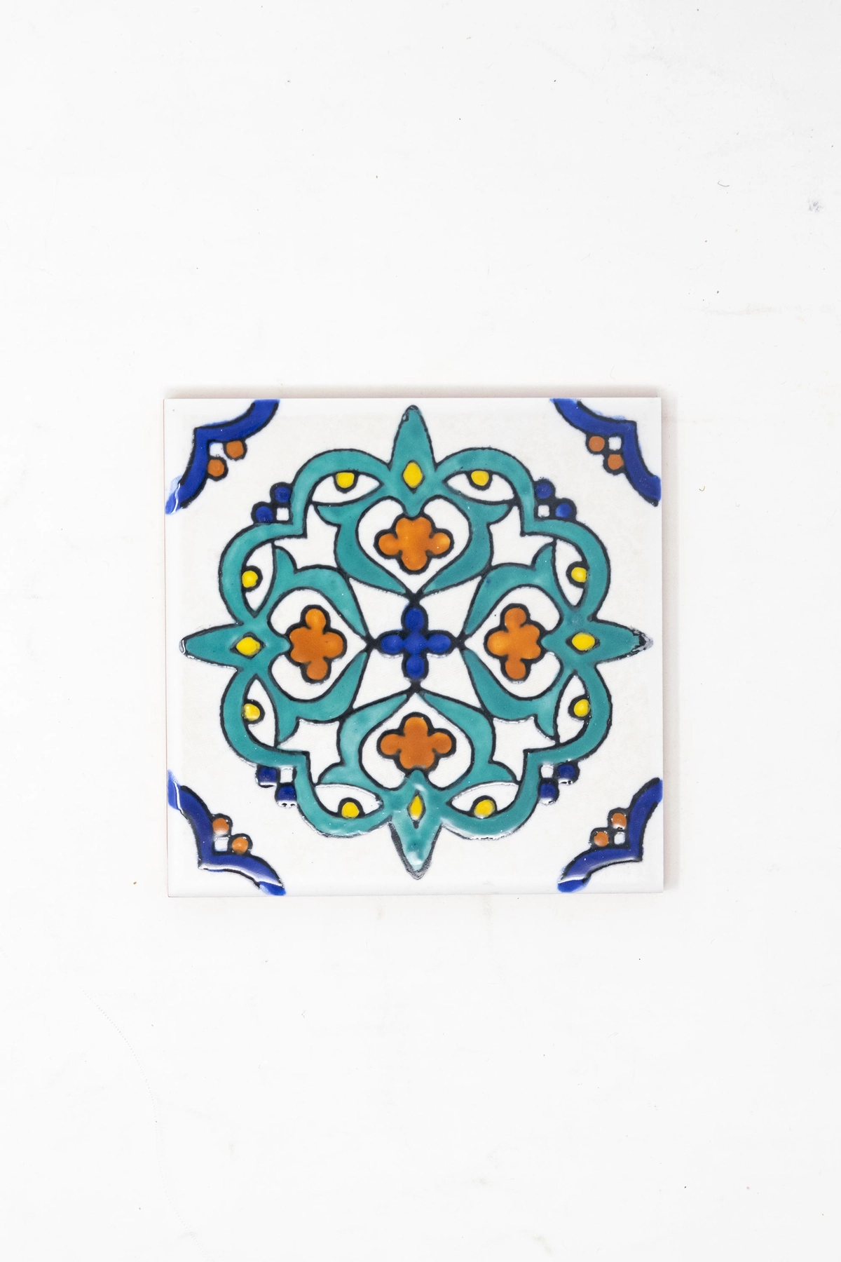 Decorative Ceramic Tile - Powder Blue Mosaic - Souq Fann