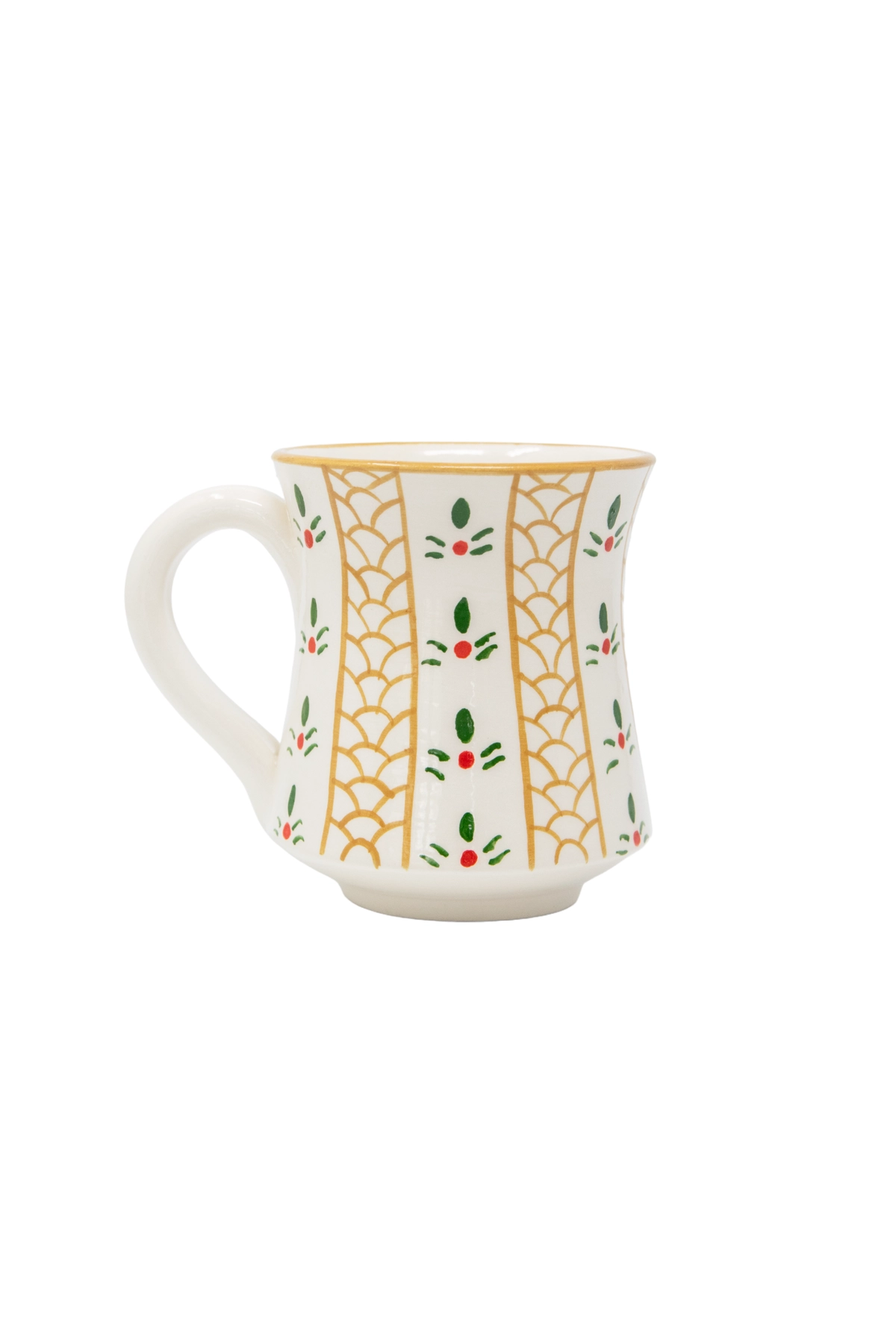 White Ceramic Mug - Arabic Coffee Cup Design - Souq Fann