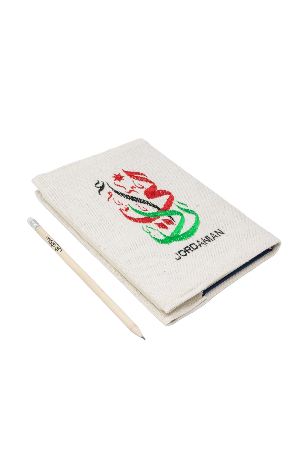 Handmade Notebook Cover with Colorful Arabic Calligraphy - Souq Fann