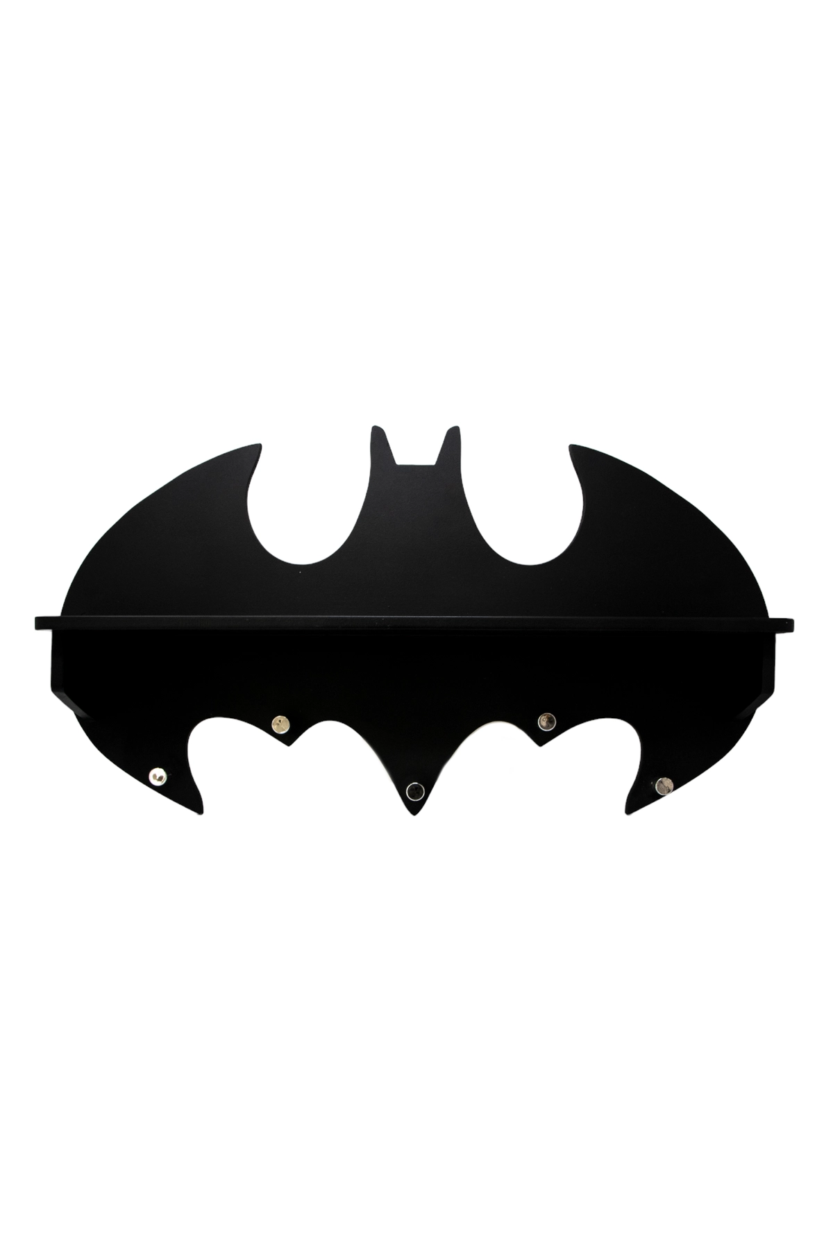 Batman Logo Wooden Shelf and Hanger with Free Batman Toy- Bat Shelf ...