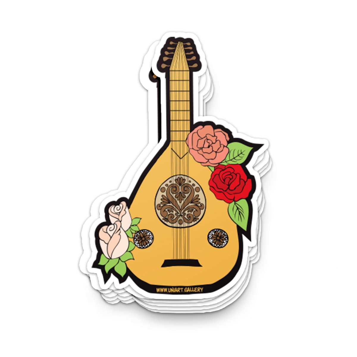 Waterproof High-quality Stickers -Oud Design - Souq Fann